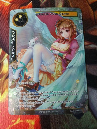 Celestial Wing Seraph, Force of Will Promo, Full Art, RL-1703-2, Near Mint FOW | eBay