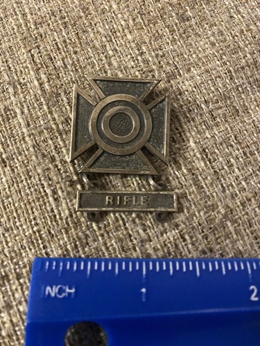 US Army Sharpshooter Rifle Marksmanship Qualification Badge Pin ...