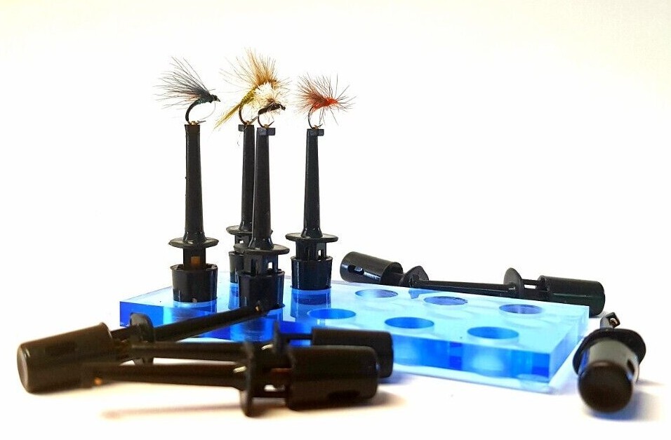 Acrylic Fly Display & Tying Stand & Clips & Tying Clips For Dressing ...