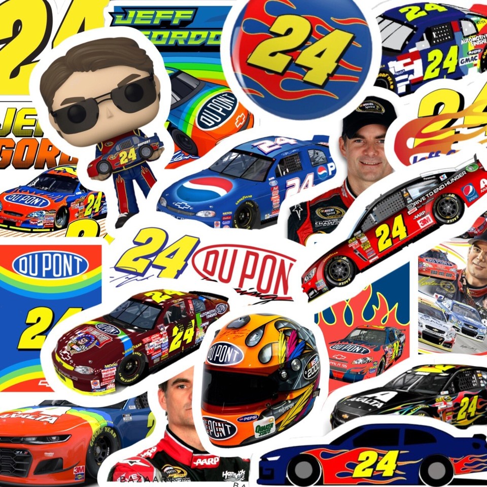 Chase Elliott NASCAR 40 Piece Sticker Set Stickers Nascar | eBay