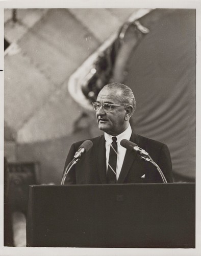 Early Apollo | RARE NASA 1966 Lyndon Johnson Speech Vehicle Assembly ...