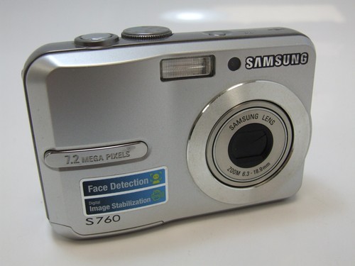 SAMSUNG S760 7.2MP Compact Digital Camera - SILVER | eBay UK