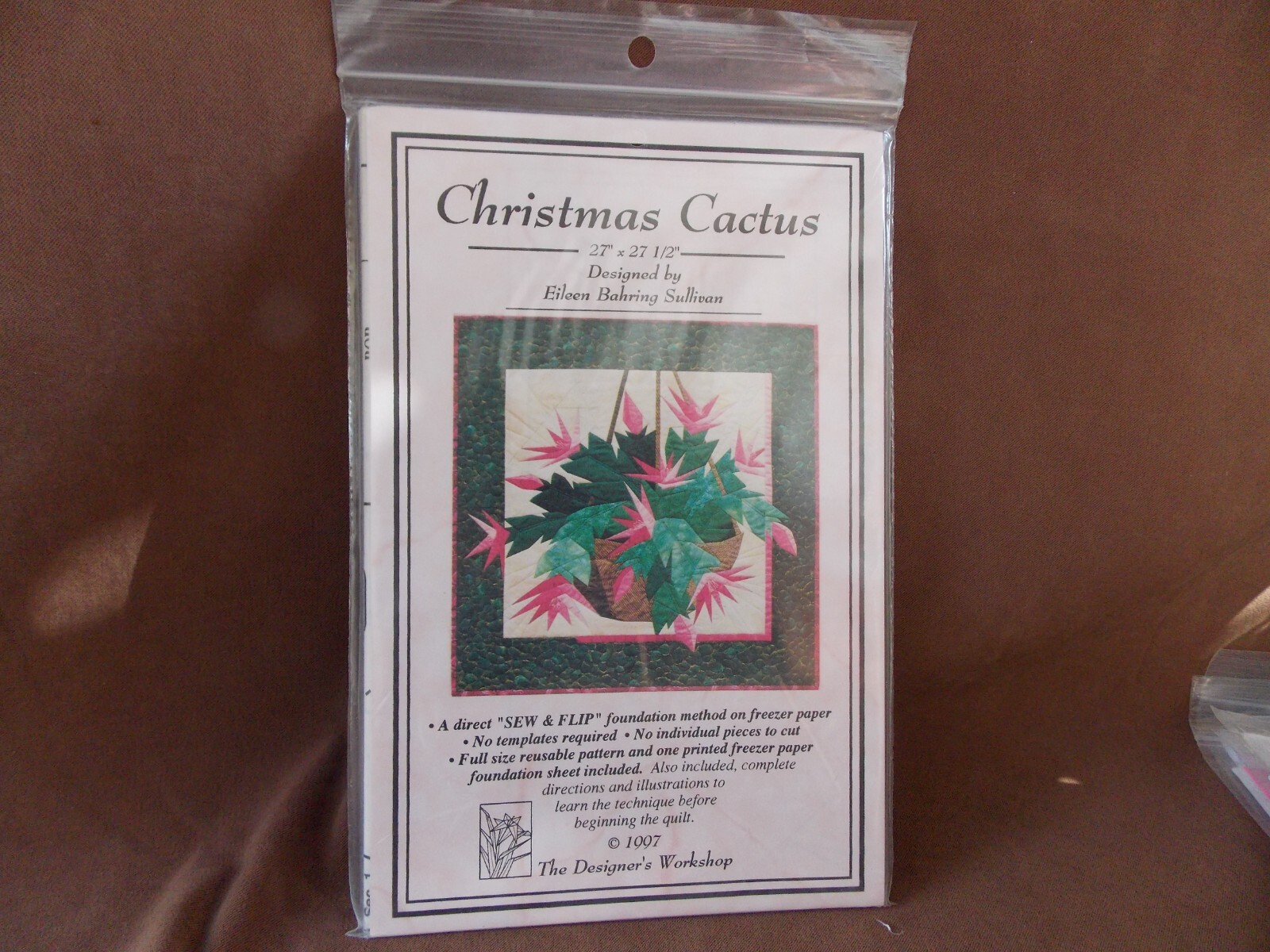 Christmas Cactus Quilt Pattern - Eileen Bahring Sullivan | eBay