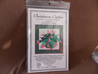 Christmas Cactus Quilt Pattern - Eileen Bahring Sullivan | eBay