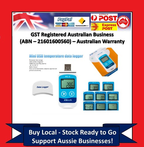 Elitech RC5 Digital Temperature Data logger Datalogger Recorder ...