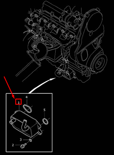 VOLVO XC60 Engine Oil Cooler 31201911 NEW GENUINE | eBay