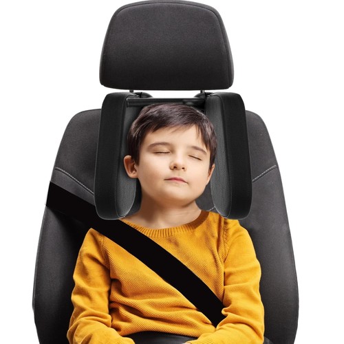 Tallew 360° Adjustable Car Headrest Pillow, Memory Foam Head Neck ...