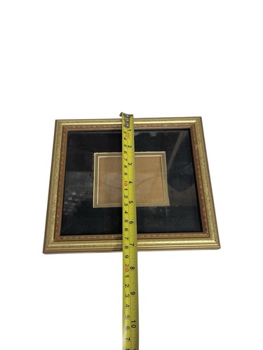 Vintage Copper Gold Metal Photo Picture Frame 8x7” Wall Hanging MCM Art ...