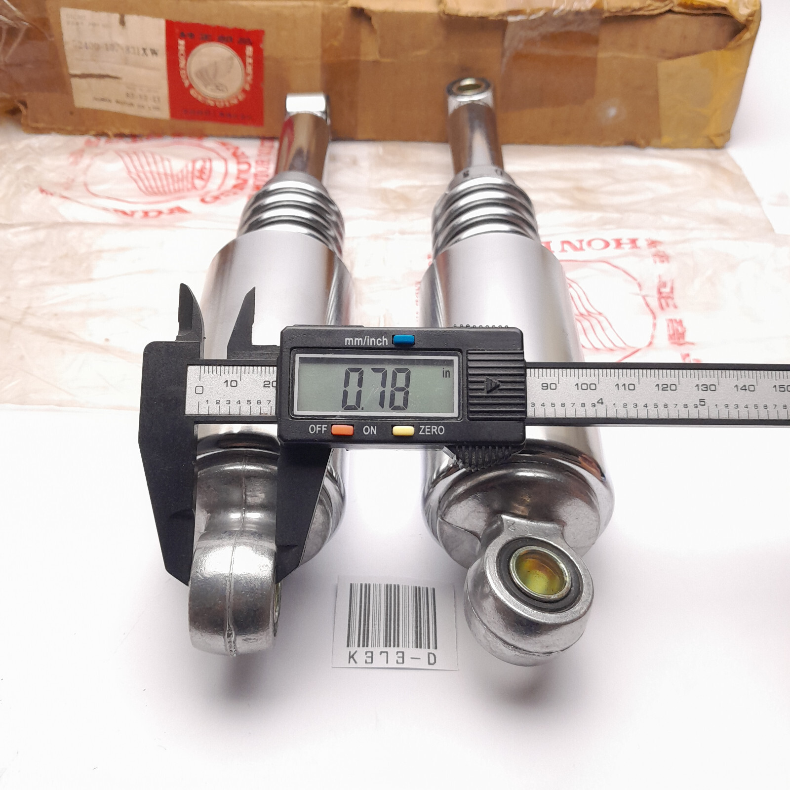 Honda CB100 CB125 CL100 CB125S Rear Shocks Absorber P/N 52400-107-831 ...