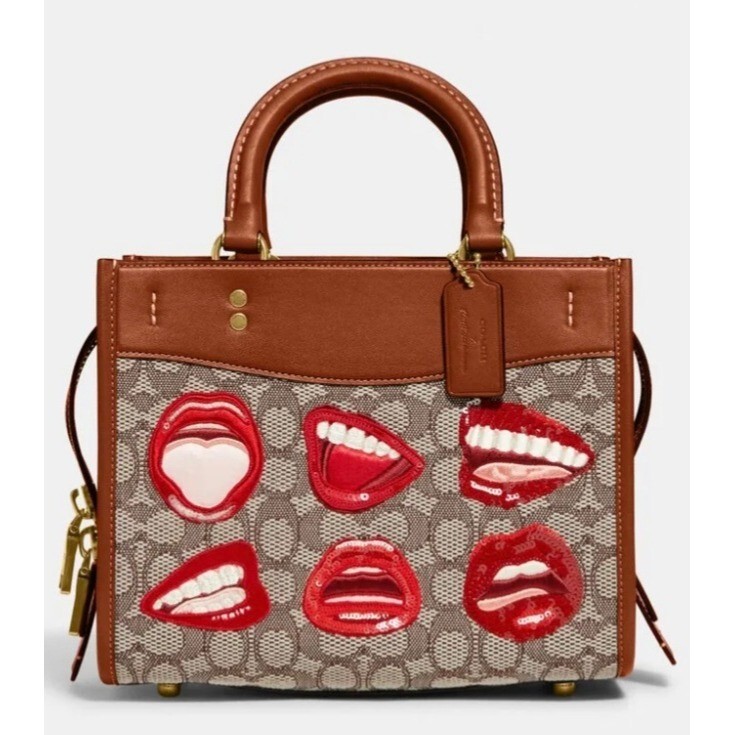 Coach X Tom Wesselman Rogue 25 Signature Jacquard NWOT - Gem