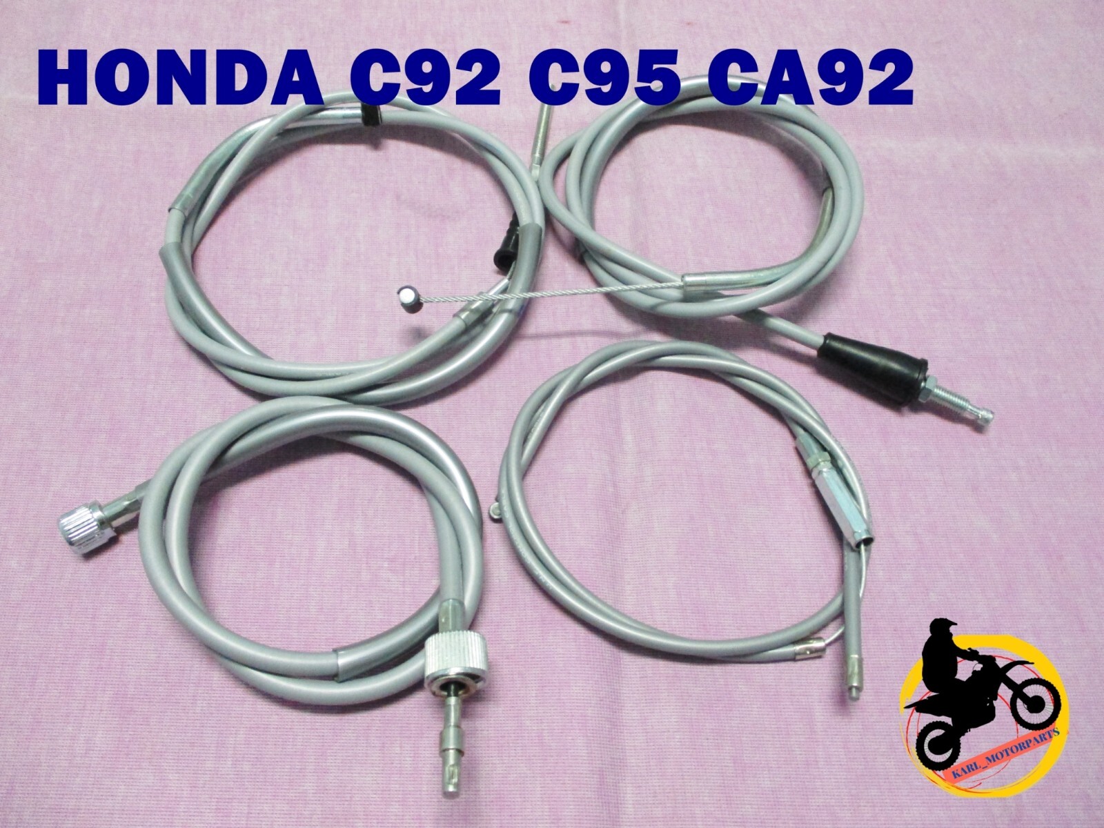 Fit Honda C92 C95 CA92 CA95 Cable Complete Set 4Pcs. **nan6144** | eBay