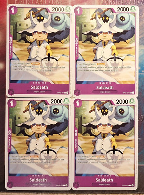 4x Saldeath OP02-074 Common Englisch PLAYSET NM One Piece | eBay.de