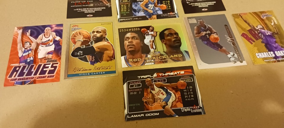 NBA Basketball Cards Lot (83) RC Insert S/N Allen Carter Nash Payton ...