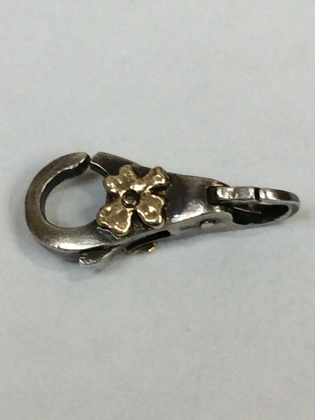 Authentic Trollbeads Silver & 18k Gold 40101 Golden Flower Lock 7 ...