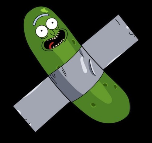 Pickle Rick Vinyl Sticker 2pc 4 inch Rick And Morty indoor/outdoor | eBay