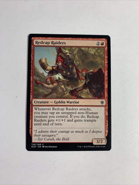 MTG Redcap Raiders Throne of Eldraine 136/269 Regular Common for sale ...