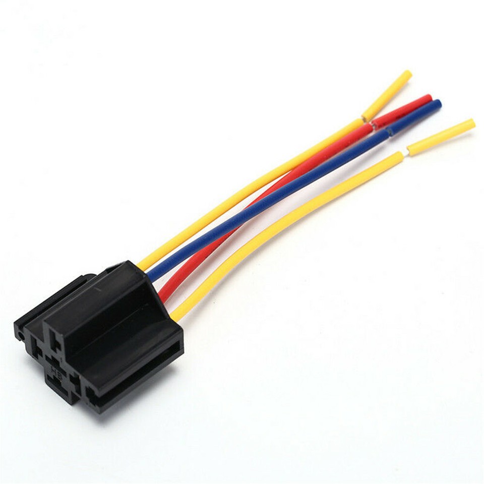 2 Set 12V 40A 5Pin DC AMP SPDT Relay+ Socket Car Starter Auto Relay ...
