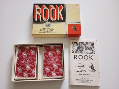 Vintage 1943 Rook Card Game by Parker Brothers Complete Original Box ...