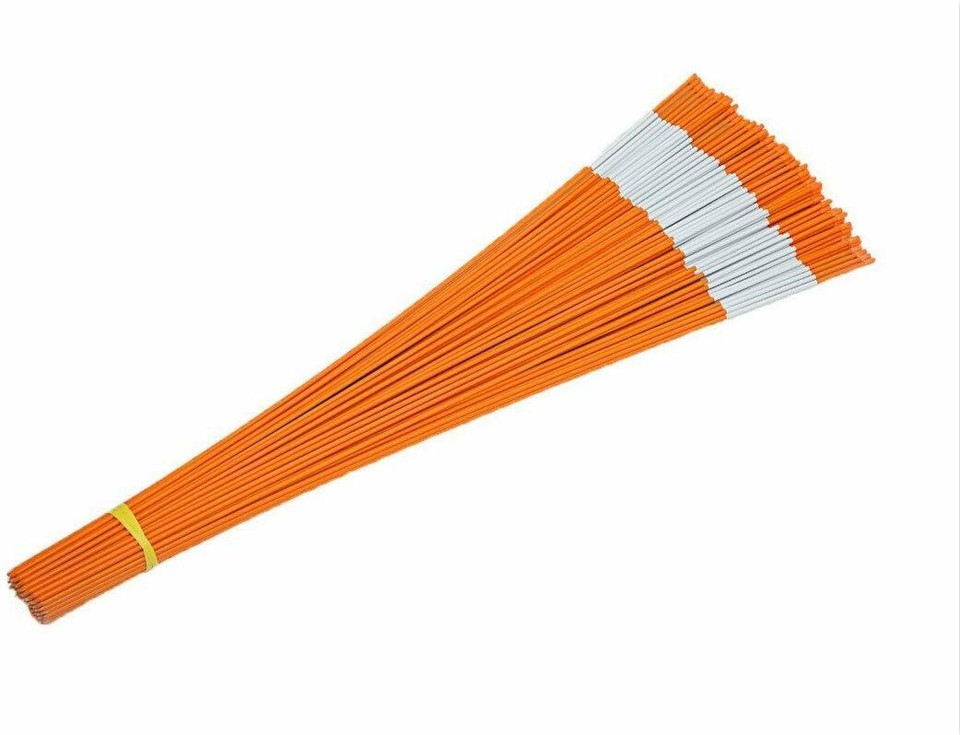 FiberMarker 36In Driveway Reflective Markers 100 Packs Solid Fiberglass ...