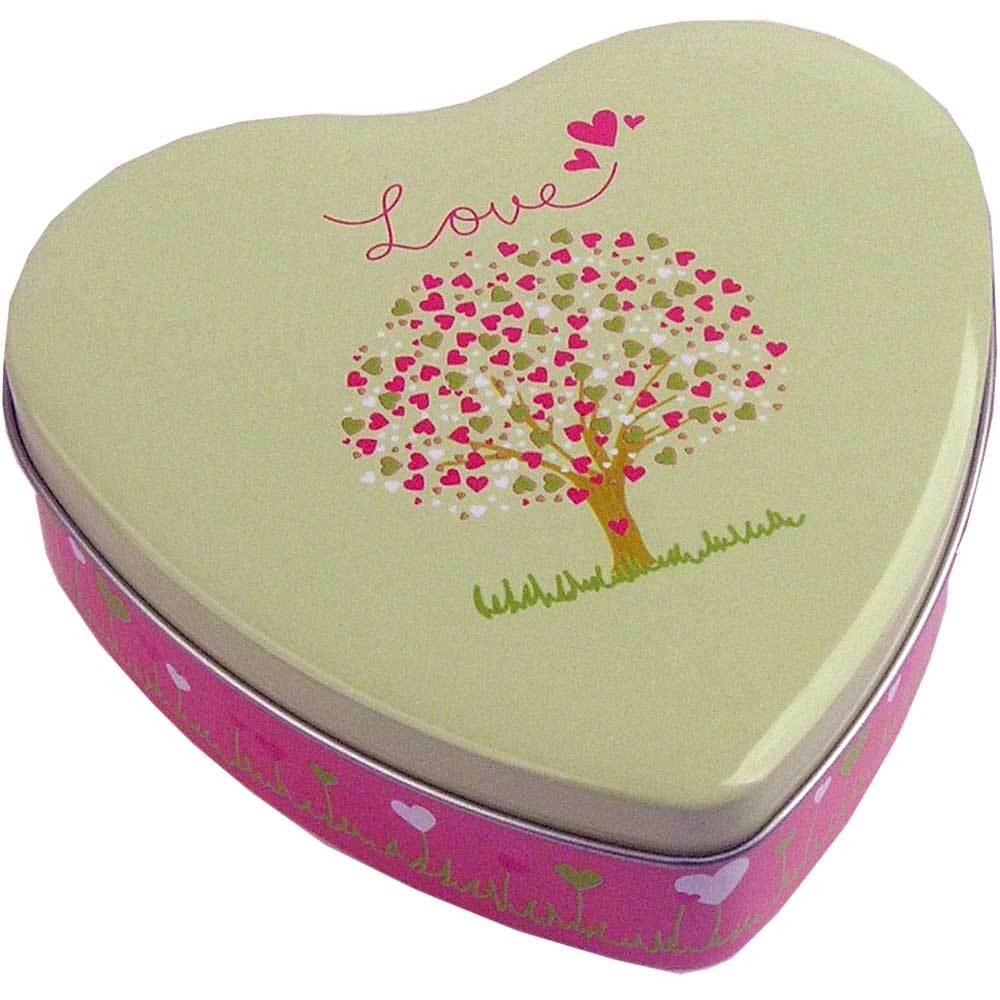 Heart Shaped Tins For Favors Empty Vintage Metal Heart Shaped