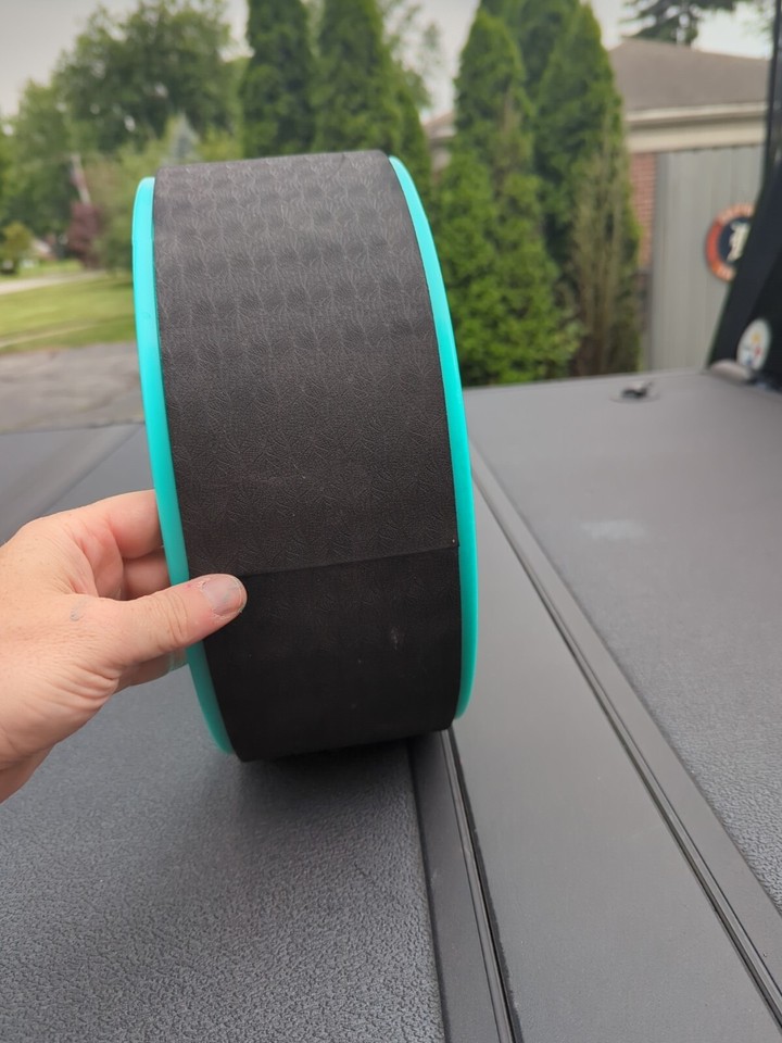 REEHUT Yoga Wheel Foam Back Roller for Pain Backbend Therapy Large 12.6 ...