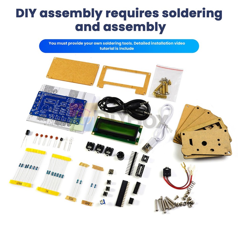 DIY CW Trainer Morse Code Decoder Keyer Interpreter DIY Electronic Component Kit | eBay