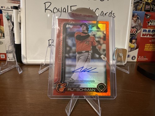 2025 Topps Series 2 Adley Rutschman Flagship Real One Autograph Red ...
