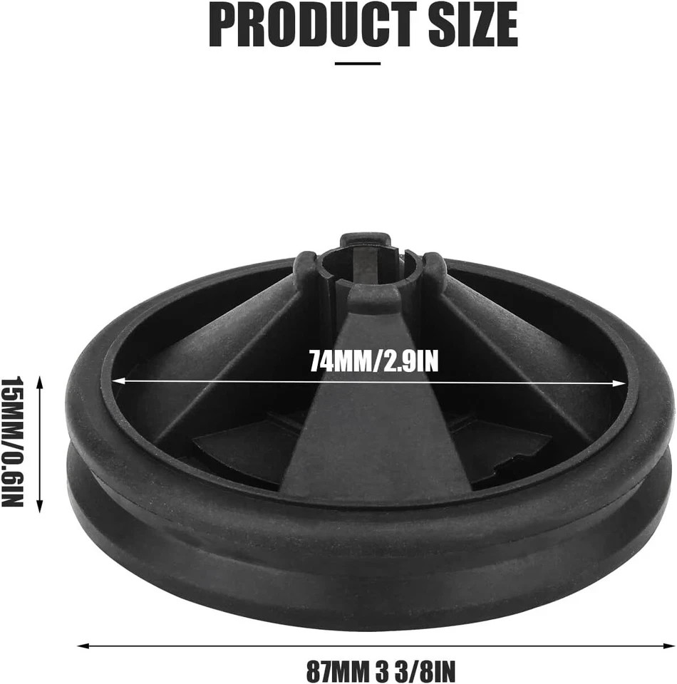 Garbage Disposal Splash Guards, 3 3/8" EPDM Rubber Drain Insert for ...