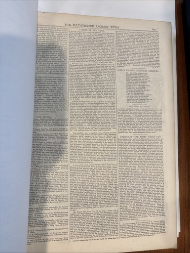 The Illustrated London News; Saturday, December 26, 1874; No. 1846 ...