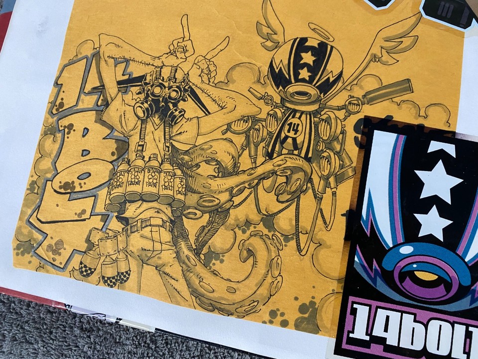 VTG NY LA Collection GRAFFITI Street Art STICKER BLACK BOOK 228 Banksy ...