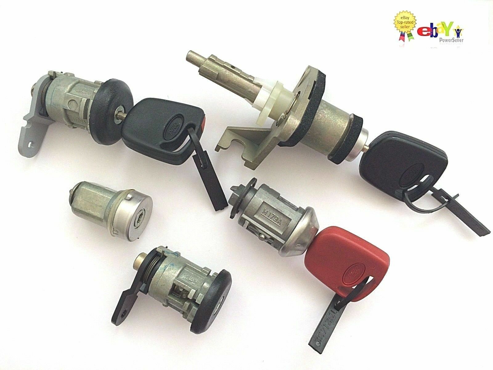 for FORD KA DOOR LOCK SET & KEYS - IGNITION BARREL PETROL CAP BOOT ...