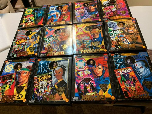 X-MEN figure lot set Wolverine Storm Rogue cyclops gambit famous covers ...