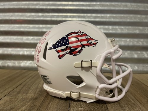 Arkansas Razorback (US Flag) Speed Mini Helmet | eBay