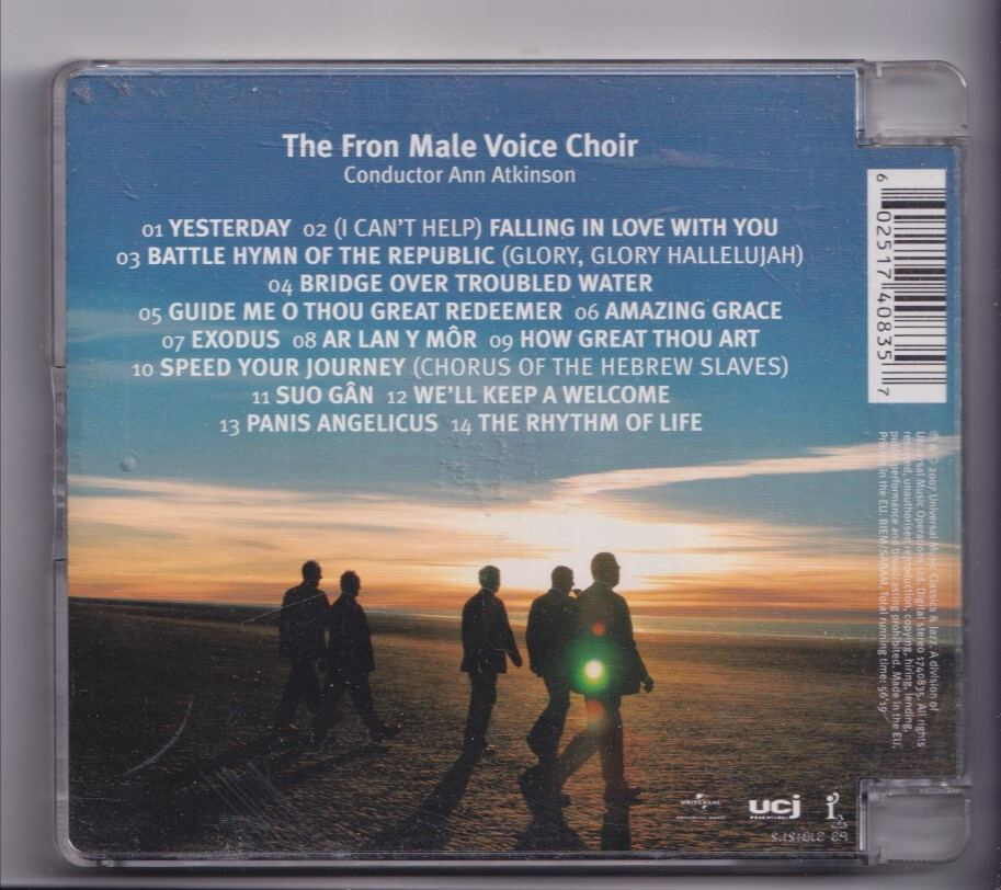 (LB939) The Fron Male Voice Choir, Voices Of The Valley Encore - 2007 ...