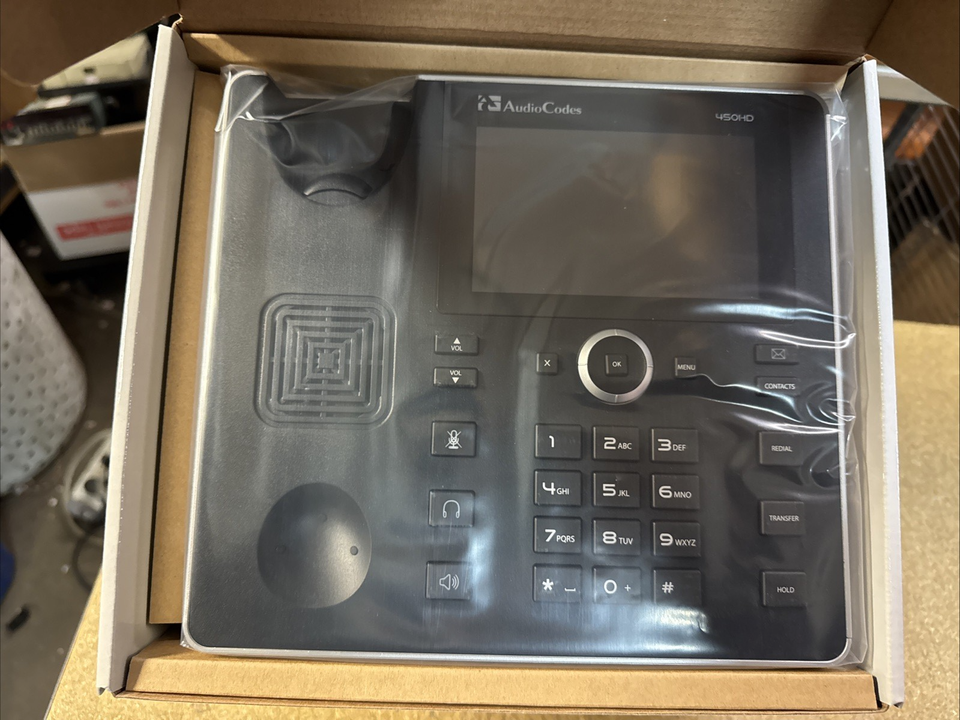 2 x AudioCodes C450HD IP Phone GGWV000644 UC450HDEG BRAND NEW LOT 2 | eBay