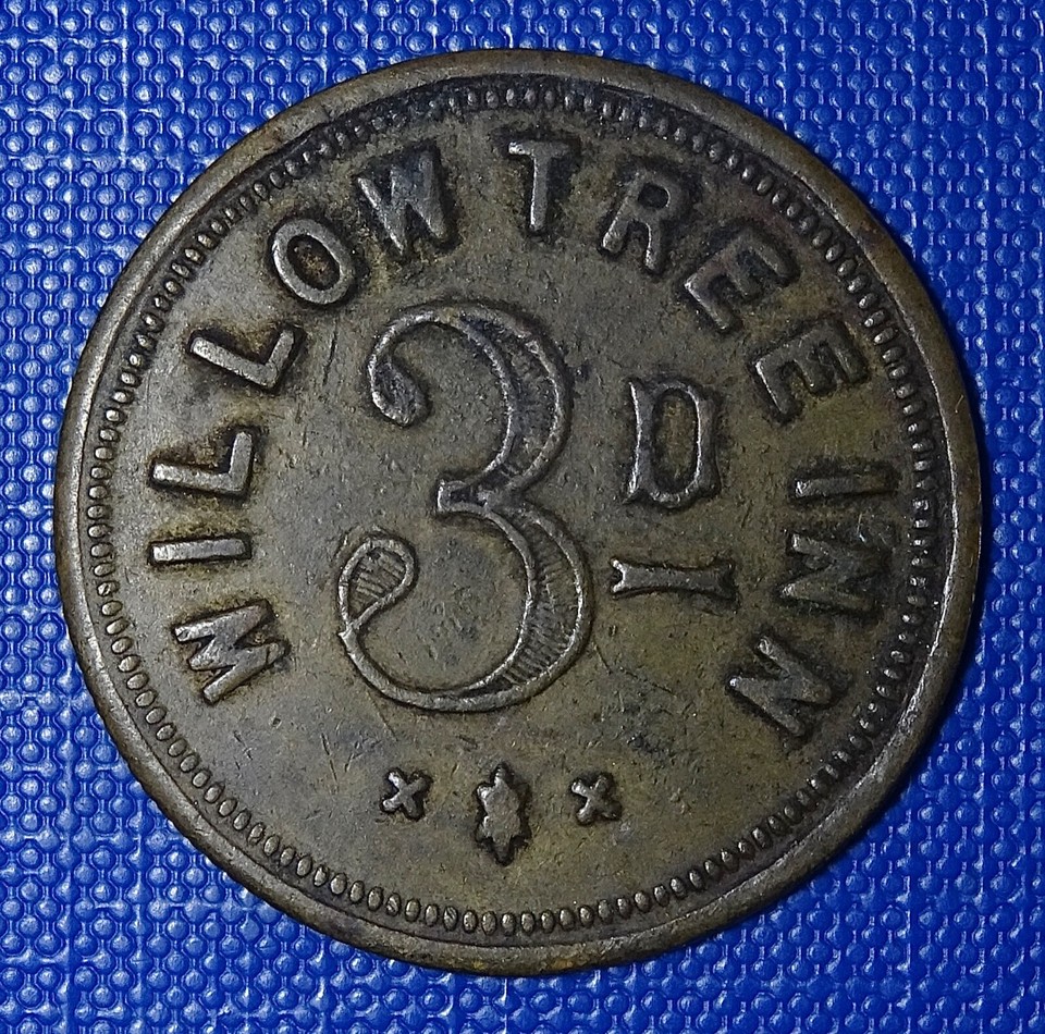 Yorkshire, Sheffield, Willow Tree Inn (pictured) 3D Pub Check/Token ...