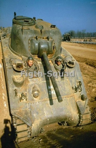 WW2 Picture Photo US Tank crossing a river 8403 | eBay