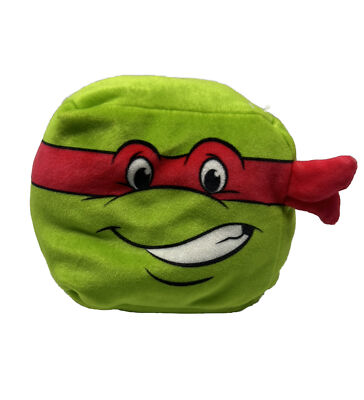 Teenage Mutant Ninja Turtles Raphael Nickelodeon Plush Square Head 6 ...