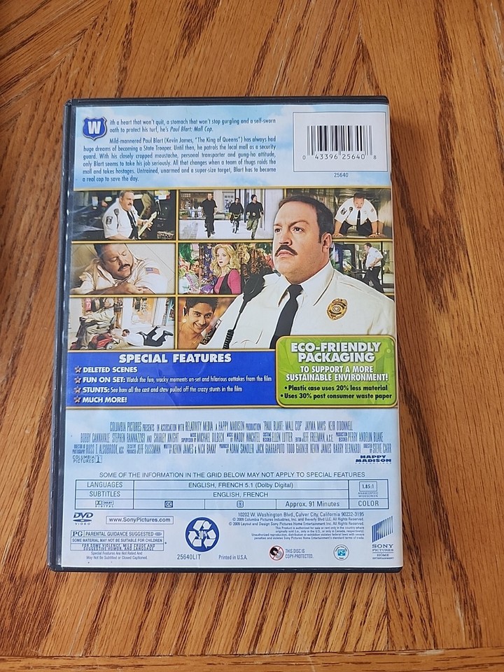 Paul Blart: Mall Cop - DVD By Kevin James - VERY GOOD | eBay