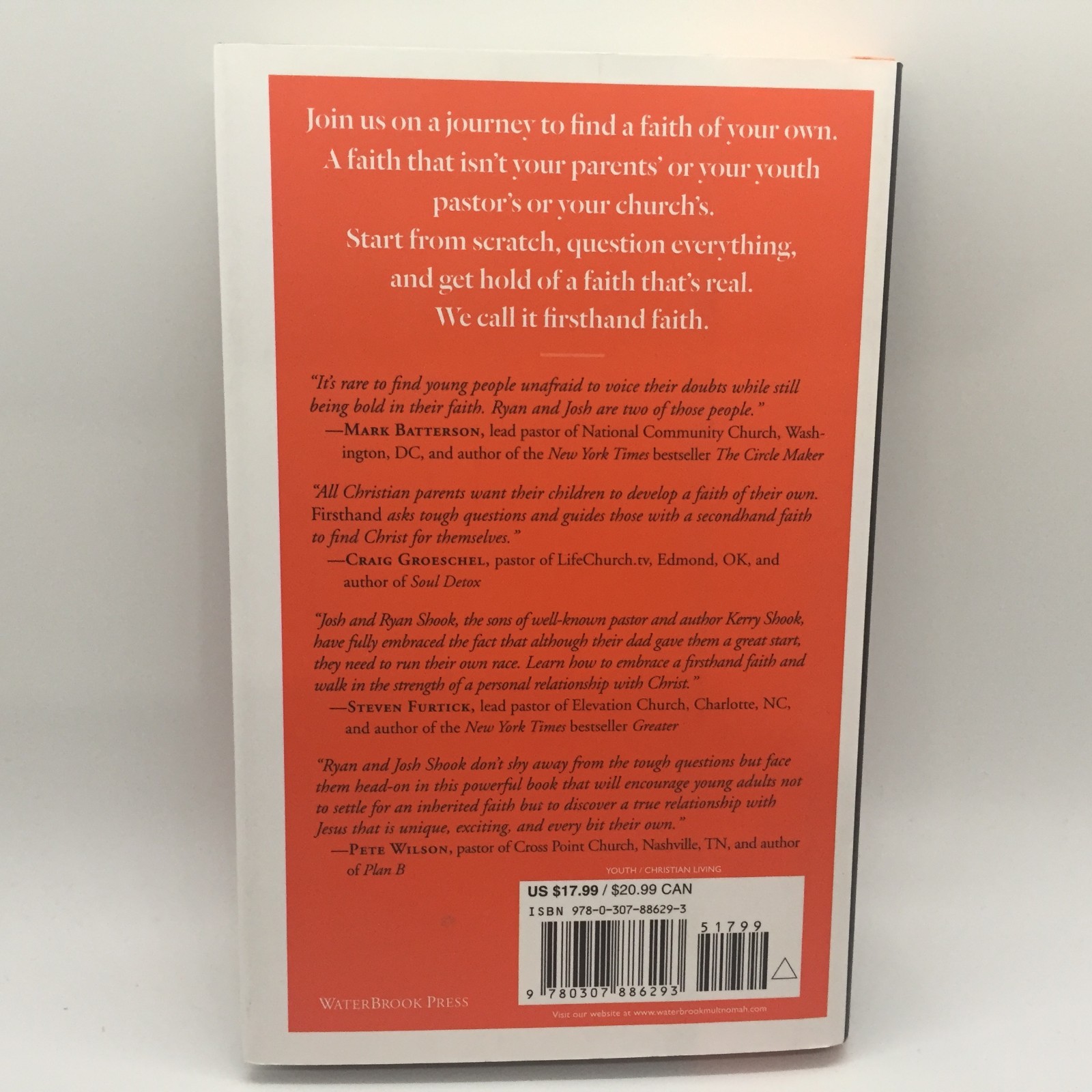 Firsthand : Ditching Secondhand Religion for a Faith of Your Own Ryan ...