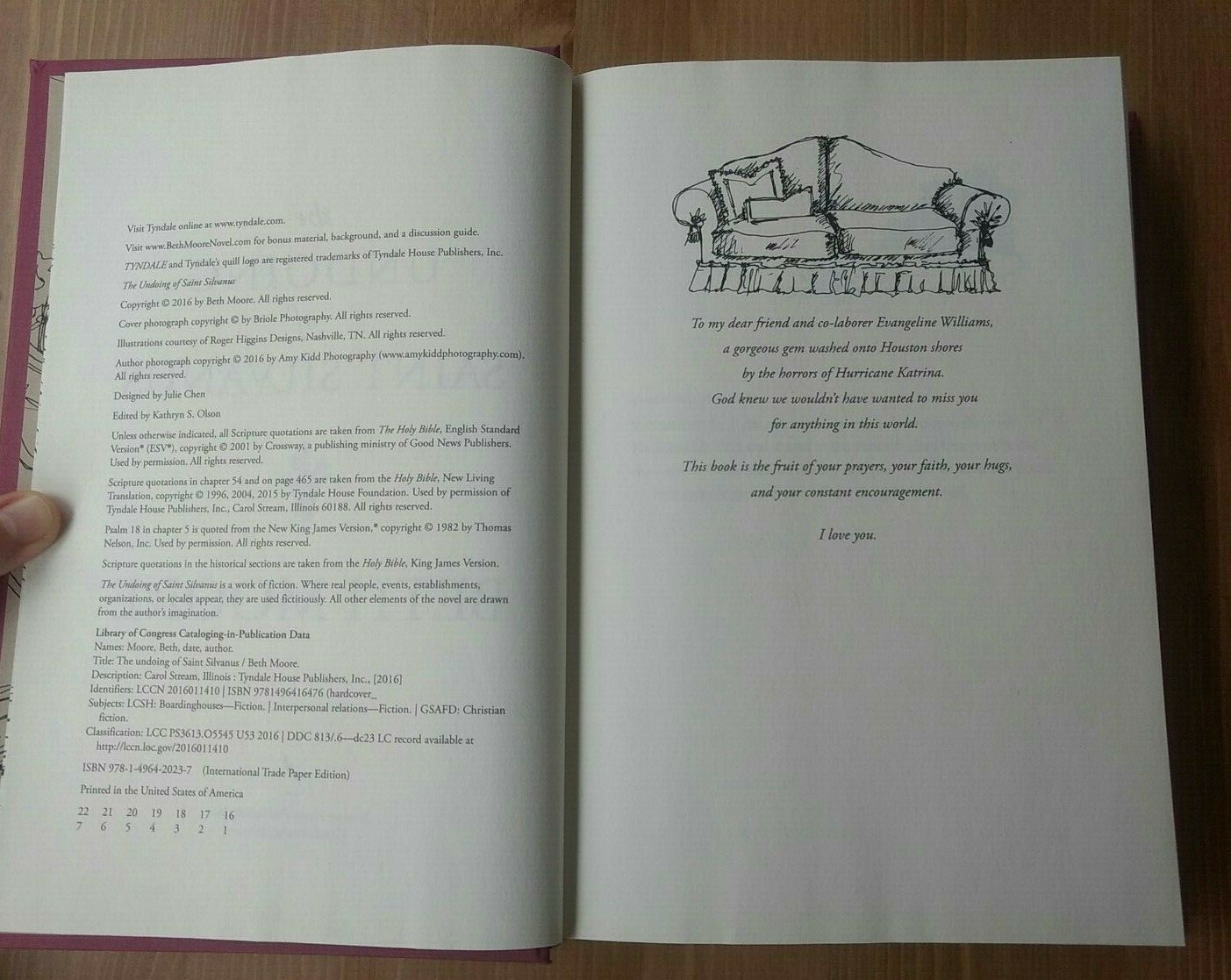 The Undoing of Saint Silvanus by Beth Moore (2016) HARDCOVER, LIKE NEW ...