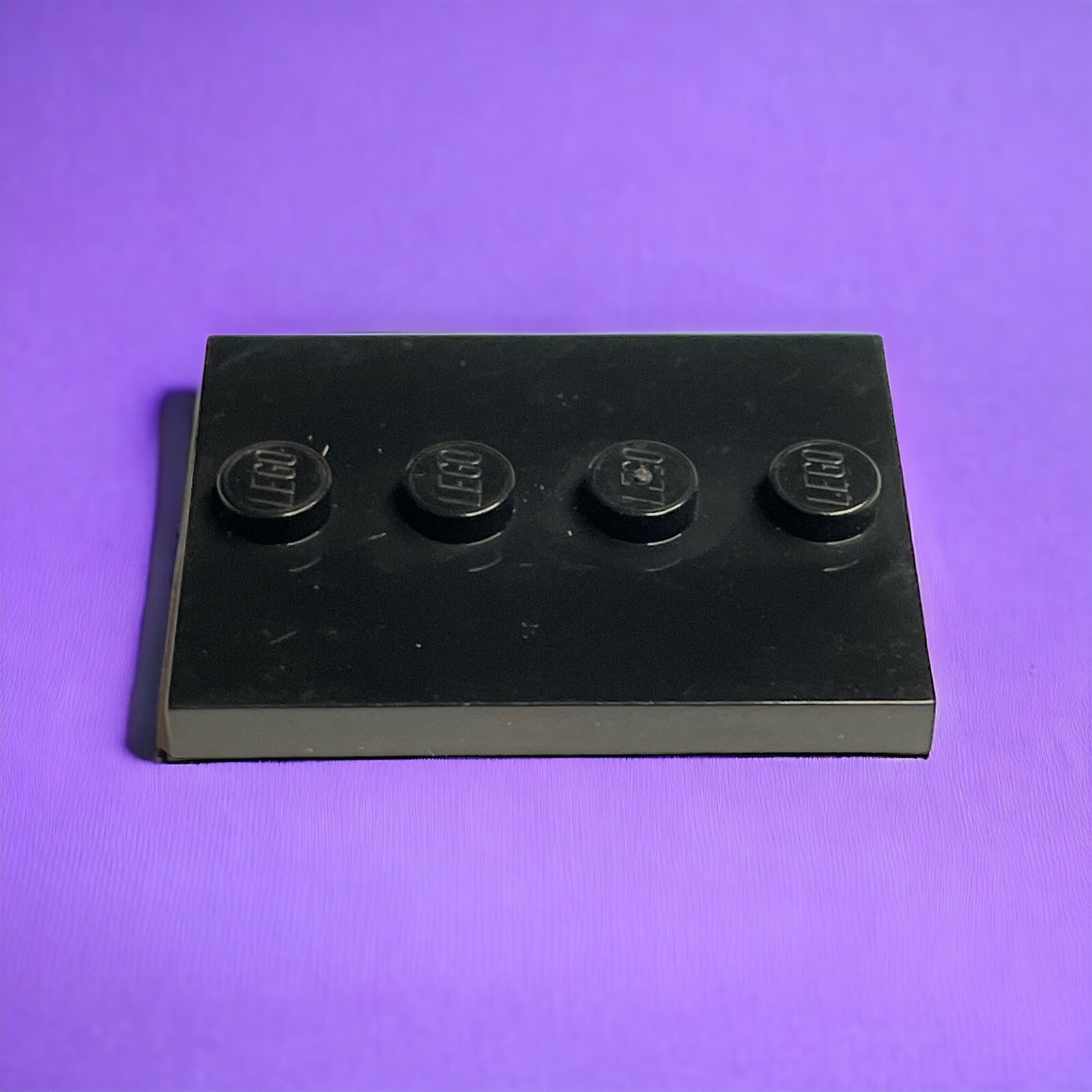 black Lego plate 3X4 - special plate -as pictured- combined shipping ...