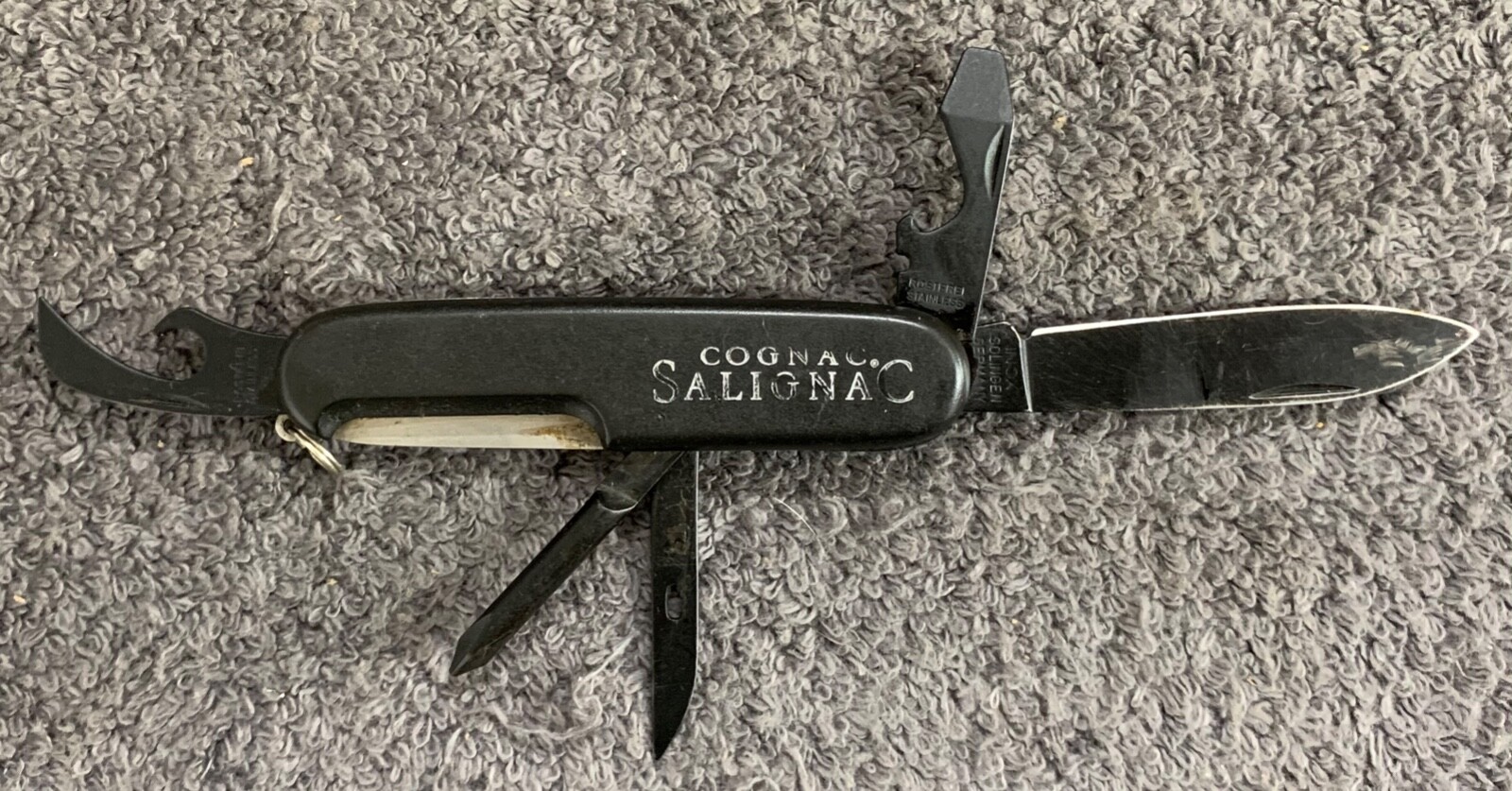 Rare Barlow Cognac Salignac Liquor Multi Tool Pocket Knife | eBay