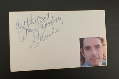 Irving Jacobson Autographed Vintage Index Card Yiddish Actor / Pancho D ...