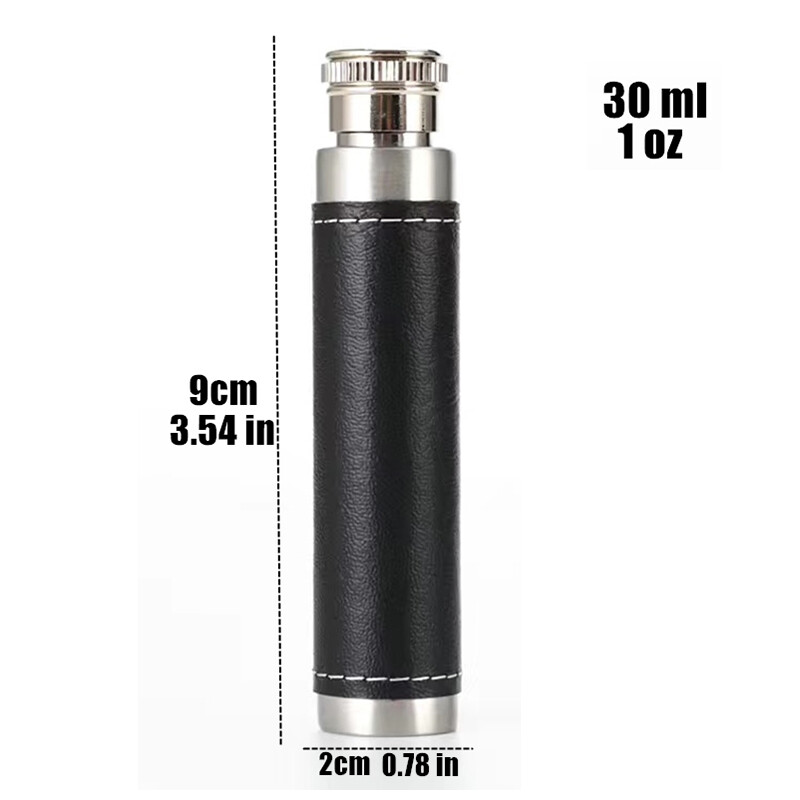 Whisky Bottle Stainless Steel Hip Flasks Portable Wine Bottle Tubular ...