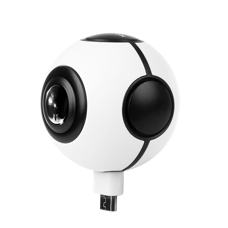 360° HD Dual Fisheye Lens VR Real Time Panorama Camera Camcorder for ...