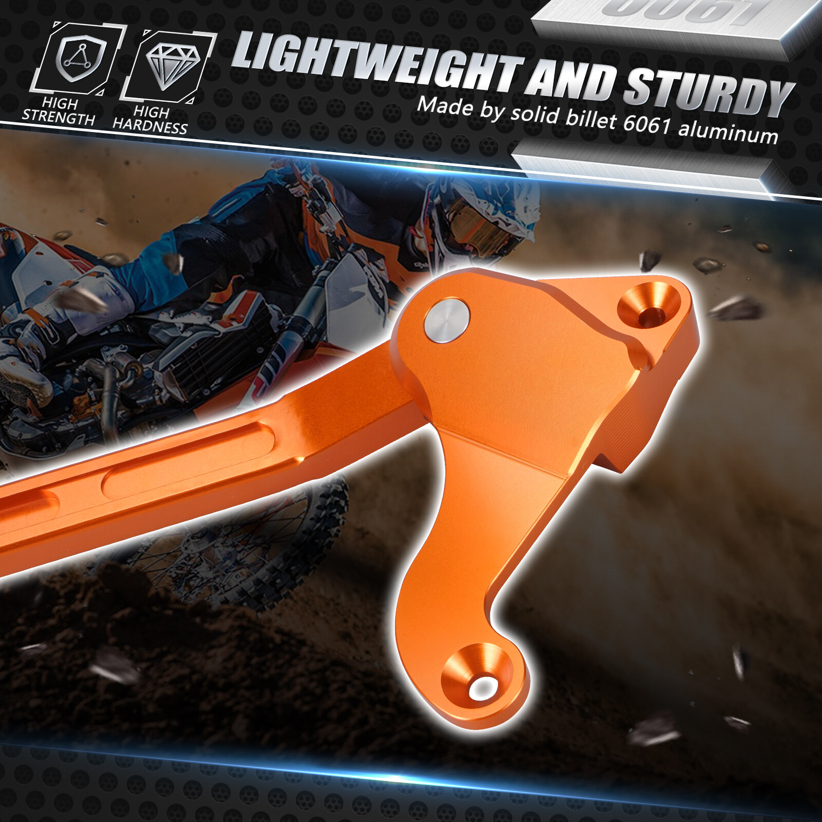 For KTM SXF 250 350 450 CNC Kickstand Kick Side Stand 2011 2012 2013 ...