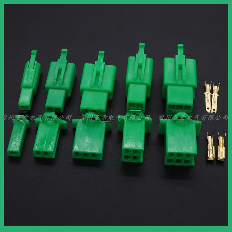 1 2 3 4 6 12 Way Pin 2.8mm Electrical Multi Plug Connector Terminal ...