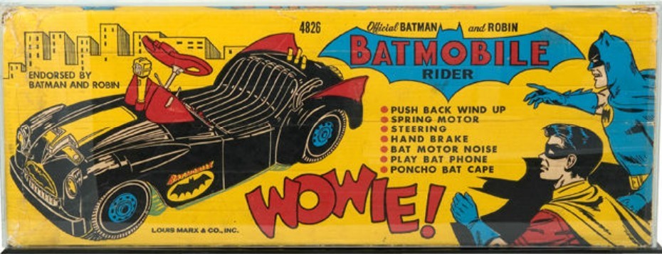 1966 Marx Batmobile Rider Pedal Car Batman 60s Toy | eBay