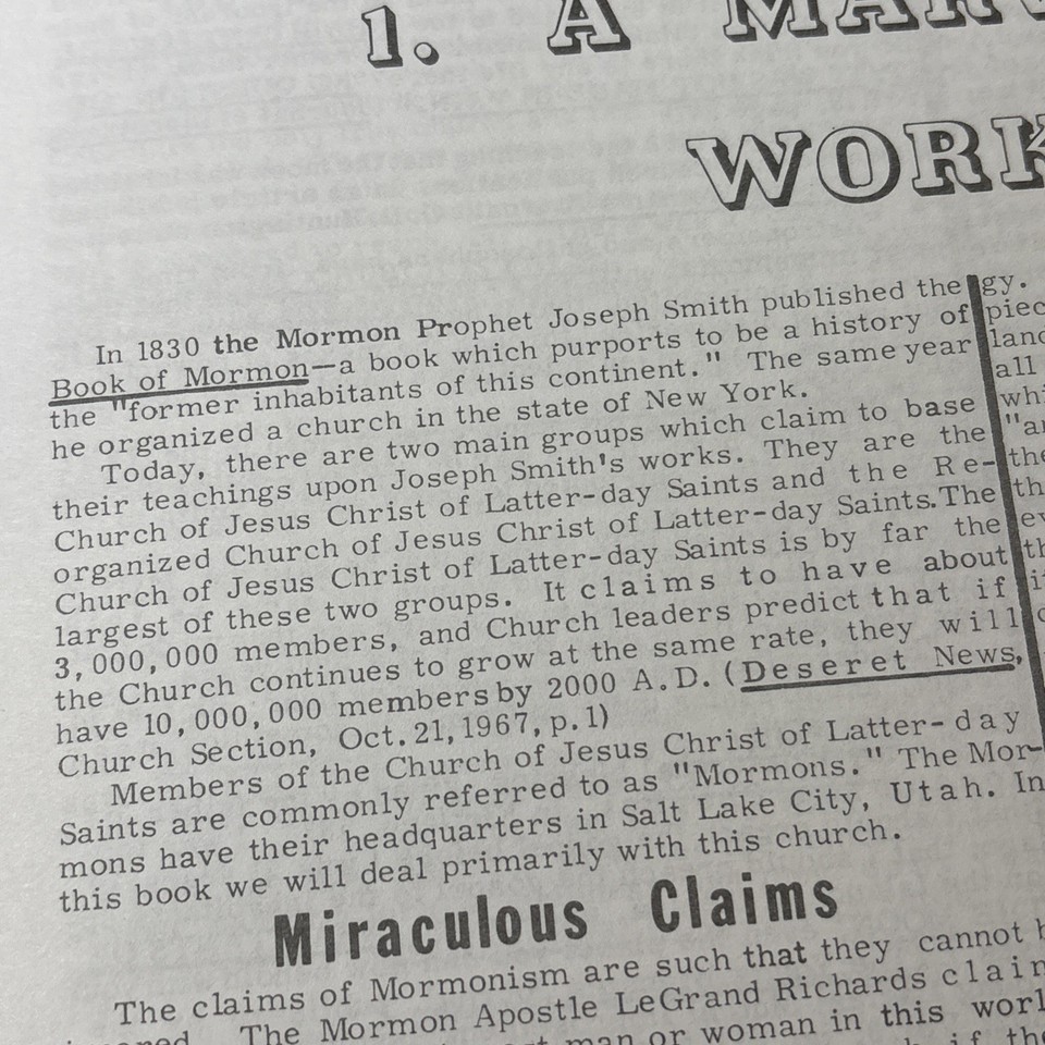 Mormonism Shadow or Reality Jerald Tanner LDS Church Fallacies ...